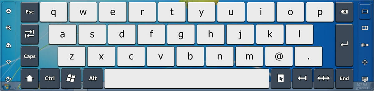 Tastiere virtuali su schermo da utilizzare con touchscreen industriali ...